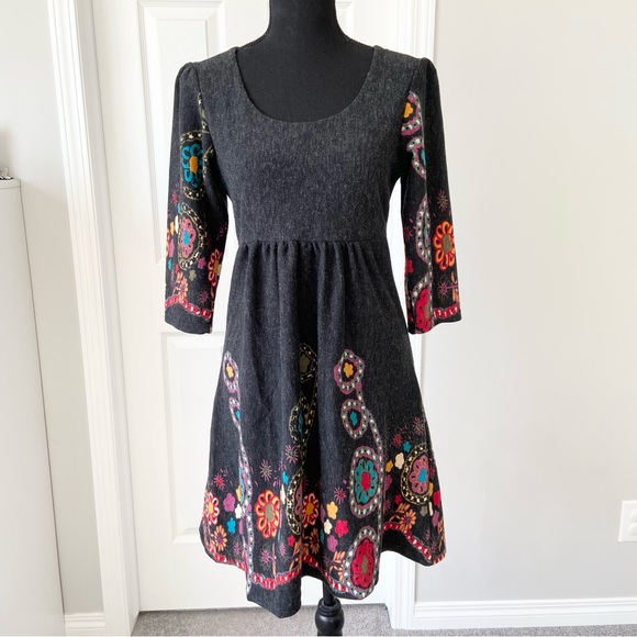 Reborn | Dresses | Reborn Boho Floral Print Fit And Flare Dress | Poshmark